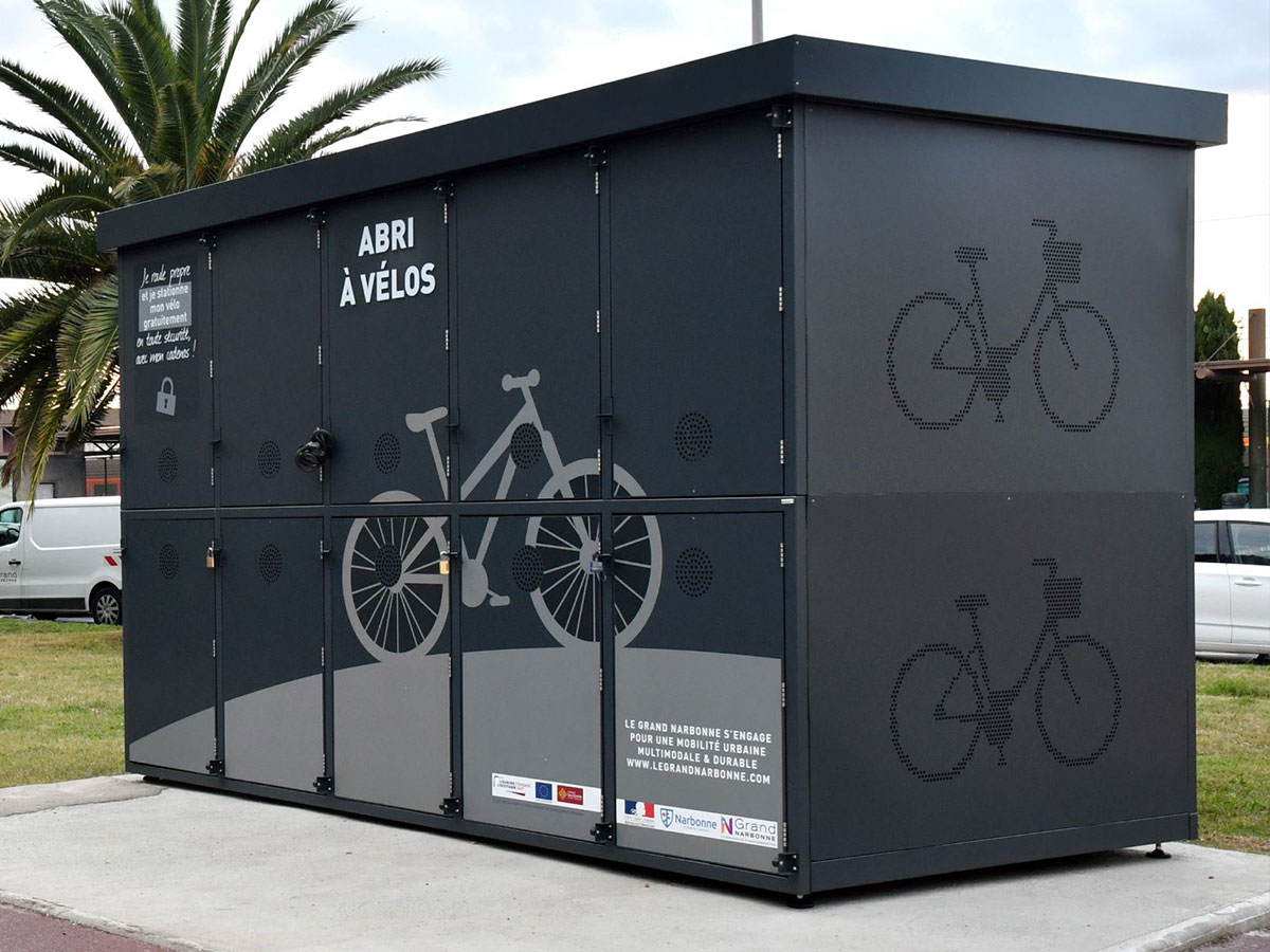 Box vélo sécurisé 10 places individuelles - ALTAO® Duplex